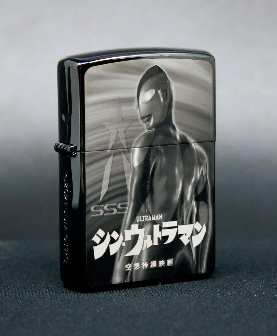 Zippo Shin Ultraman Laser Engraving Black Titanium Coating Japan ...