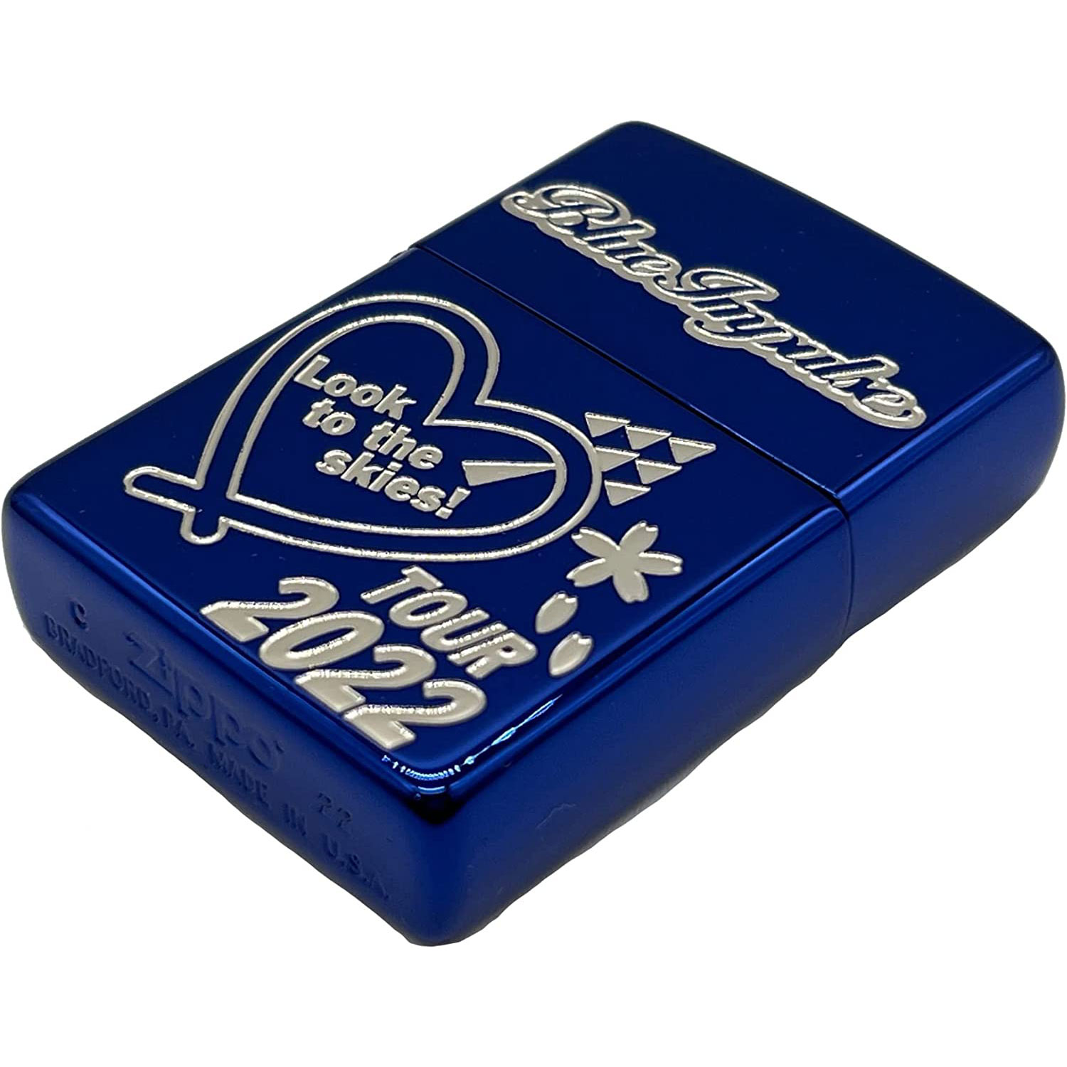 Zippo Japan Air Self-Defense Force Blue Impulse Both Sides Etching ...